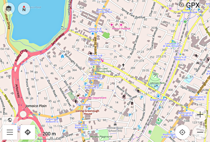 openstreetmap | while not keypressed